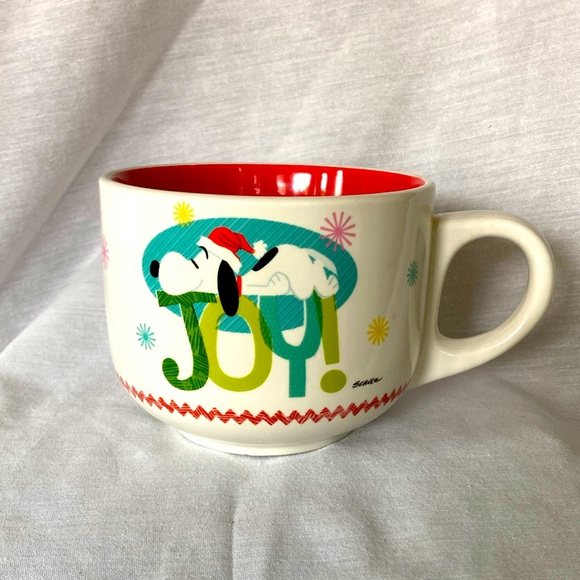 Hallmark | Dining | Hallmark 222 Snoopy Joy Oversized Holiday Mug ...